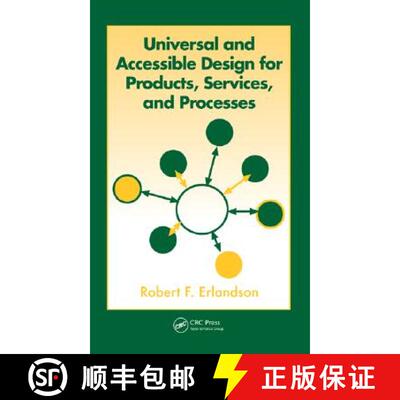 【3-4周达】Universal and Accessible Design for Products, Services, and Processes [9780849374937]