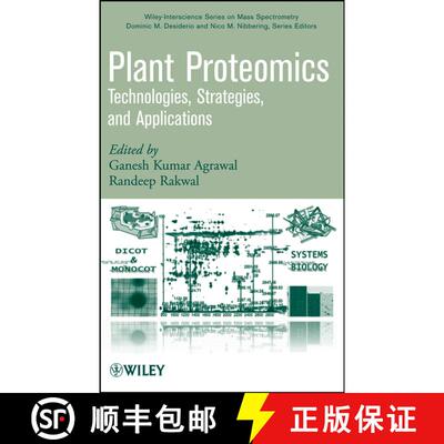 【3-4周达】精装 Plant Proteomics: Technologies, Strategies, And Applications [Wiley生命科学] [9780470069769]