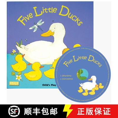 【3-4周达】Five Little Ducks [With CD (Audio)] [9781846431371]