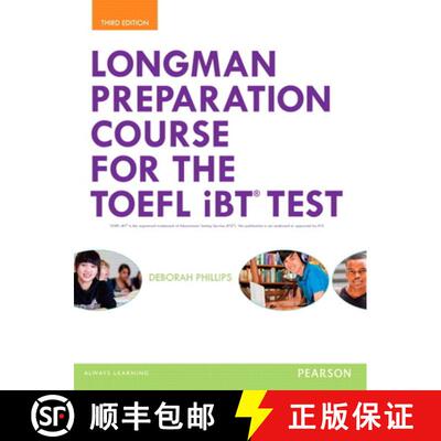 【3-4周达】Longman Preparation Course for the TOEFL (R) iBT Test, with MyLab English and online acces... [9780133248029]