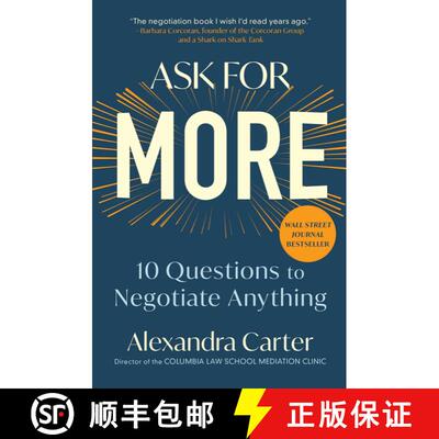 【3-4周达】Ask for More: 10 Questions to Negotiate Anything [9781982130497]