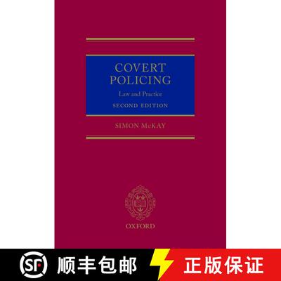 【3-4周达】精装 Covert Policing: Law and Practice [9780198725756]