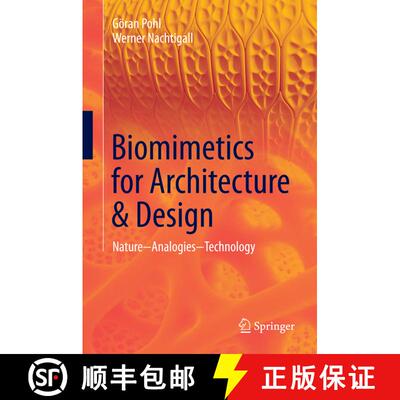 【3-4周达】精装 Biomimetics for Architecture & Design : Nature - Analogies - Technology (1st ed. 2015) [9783319191195]