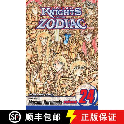 【3-4周达】Knights of the Zodiac (Saint Seiya), Vol. 24: Hades Reawakens [With Bonus Sticker] [9781421510866]