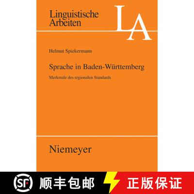 预订 Sprache in Baden-Wurttemberg: Merkmale Des Regionalen Standards [9783484305267]