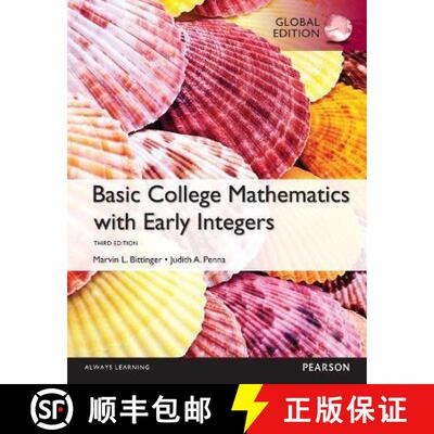 【3-4周达】MyLab Math with Pearson eText for Basic College Maths with Early Integers, Global Edition [9781292079998]
