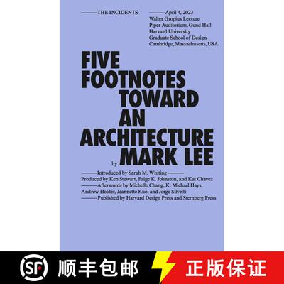 【3-4周达】Five Footnotes Toward an Architecture [9781915609762]