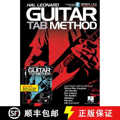 【3-4周达】Hal Leonard Guitar Tab Method - Books 1 & 2 Combo Edition Book/Online Audio [9781458436788]