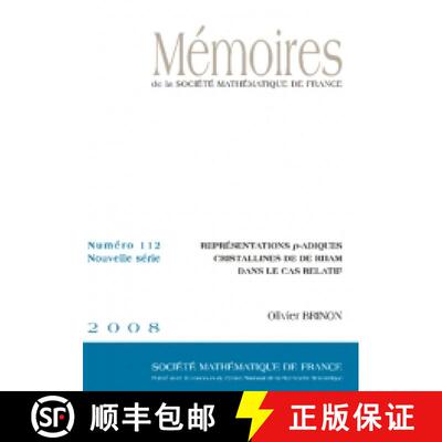 预订 Crystalline and de Rham p-adic representations in the relative case [9782856292501]