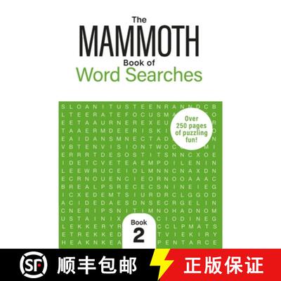 【3-4周达】Mammoth Book of Word Searches 2: Over 250 Pages of Puzzling Fun [9781789299168]
