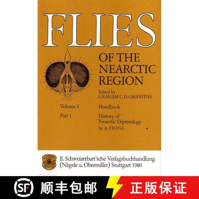 预订 Flies of the Nearctic Region, Volume 1: Handbook, Part 1: History of Nearctic Dipterology [9783510700011]