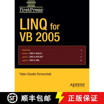【3-4周达】LINQ for VB 2005 (1st ed.) (First Edition) [9781590598405]