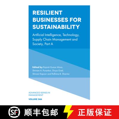 【3-4周达】精装 Resilient Businesses for Sustainability – Artificial Intelligence, Technology, Suppl... [9781837978045]