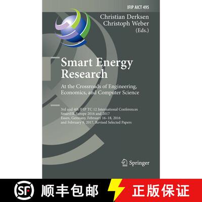 【3-4周达】Smart Energy Research. At the Crossroads of Engineering, Economics, and Computer Science: ... [9783319882703]