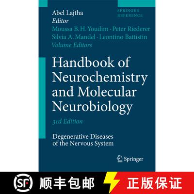 【3-4周达】精装 Handbook of Neurochemistry and Molecular Neurobiology: Degenerative Diseases of the N... [9780387303444]