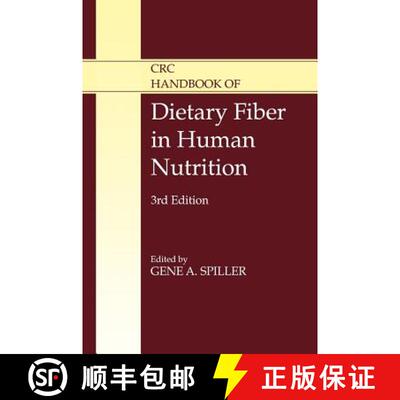 【3-4周达】精装 CRC Handbook of Dietary Fiber in Human Nutrition, Third Edition [9780849323874]