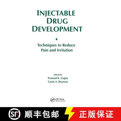 【3-4周达】精装 Injectable Drug Development: Techniques to Reduce Pain and Irritation [9781574910957]