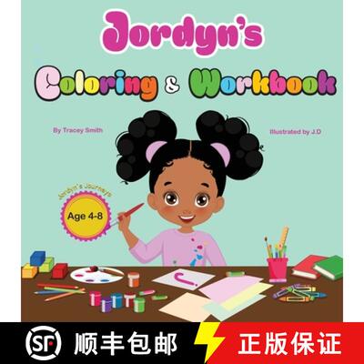 【3-4周达】Jordyn's Coloring & Workbook [9798988581260]