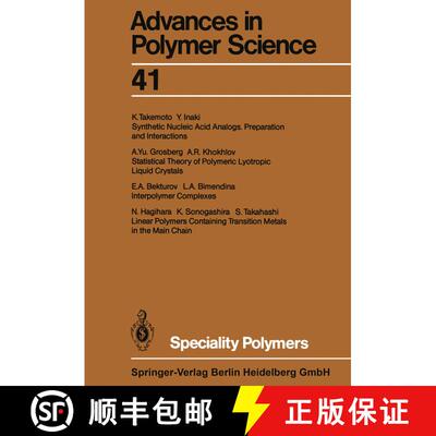【3-4周达】Speciality Polymers (Softcover reprint of the original 1st ed. 1981) [9783662153840]
