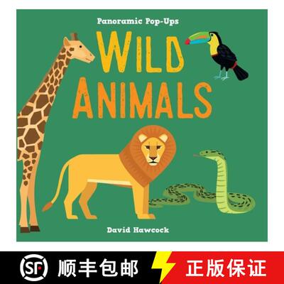 【3-4周达】Panoramic Pop-Ups: Wild Animals [9781645179719]
