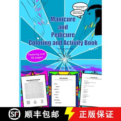 【3-4周达】Manicure and Pedicure Coloring and Activity Book [9798218038472]