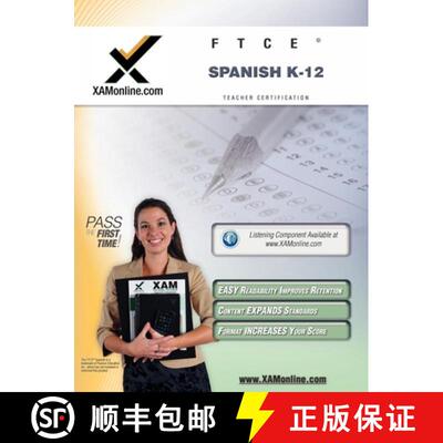 【3-4周达】FTCE Spanish K-12 Teacher Certification Test Prep Study Guide [9781607870937]