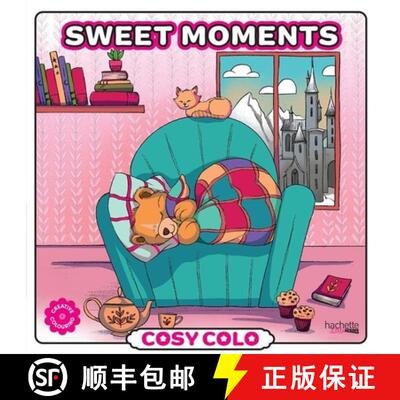 【3-4周达】Cosy Colo - Sweet Moment : A creative colouring book to unwind with adorable animals and c... [9782017352853]