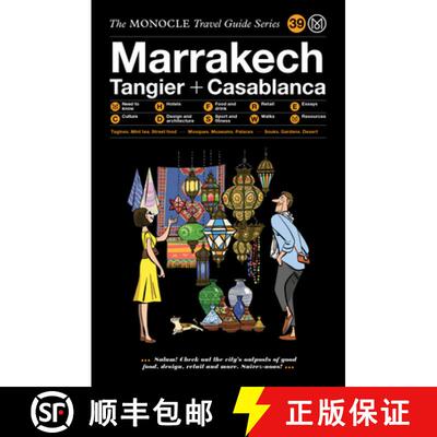 【3-4周达】The Monocle Travel Guide to Marrakech, Tangier + Casablanca [9783899559729]