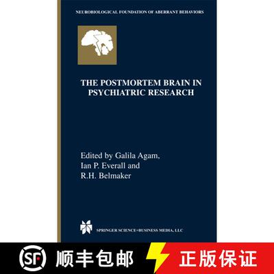 【3-4周达】The Postmortem Brain in Psychiatric Research [9780792375548]