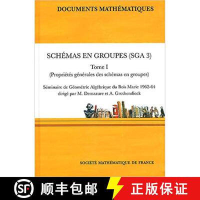 预订 精装 Schemas En Groupes Sga 3: Proprietes generales des schemas en groupes: Seminaire de geometr... [9782856293232]