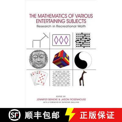【3-4周达】精装 The Mathematics of Various Entertaining Subjects – Research in Recreational Math [9780691164038]