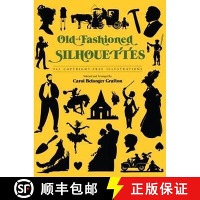 【3-4周达】Old-Fashioned Silhouettes [9780486274447]