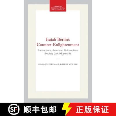 【3-4周达】Isaiah Berlin`s Counter–Enlightenment – Transactions, American Philosophical Society (vo... [9780871699350]