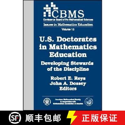 【3-4周达】U.S. Doctorates in Mathematics Education: Developing Stewards of the Discipline [9780821845844]