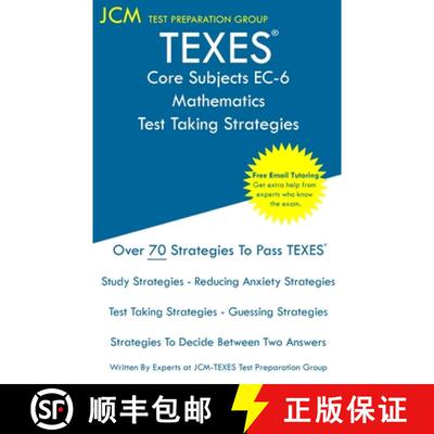 预订 TEXES Core Subjects EC-6 Mathematics - Test Taking Strategies: TEXES 802 Exam - Free Online Tuto... [9781647684549]