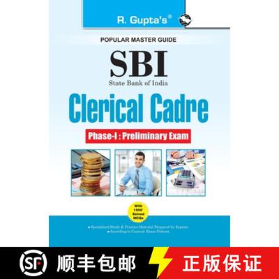 【3-4周达】Sbi: Clerical Cadre (Junior Associates) Phase-I Preliminary Exam Guide (Big Size) [9789387604346]