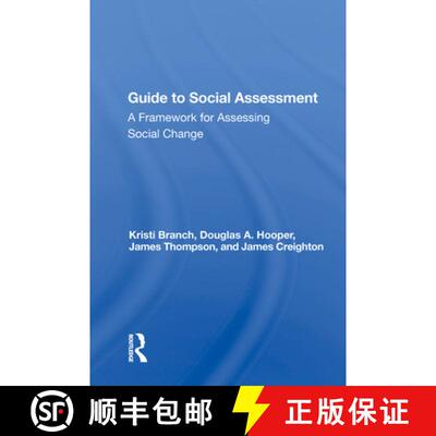 【3-4周达】精装 Guide To Social Impact Assessment: A Framework For Assessing Social Change [9780367015541]