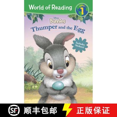 【3-4周达】World of Reading: Disney Bunnies: Thumper and the Egg-Level 1 Reader [9781484799659]