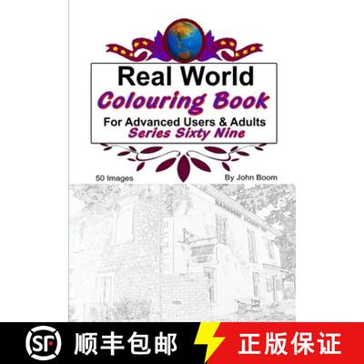【3-4周达】Real World Colouring Books Series 69 [9780359935864]