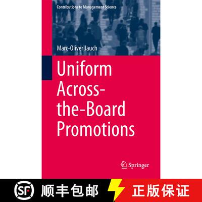 【3-4周达】Uniform Across-the-Board Promotions [9783319071145]