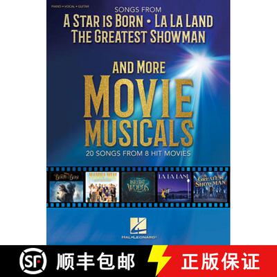 【3-4周达】Songs from A Star Is Born and More Movie Musicals: 20 Songs from 7 Hit Movie Musicals Incl... [9781540043252]