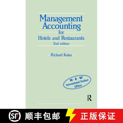 【3-4周达】Management Accounting for Hotels and Restaurants [9780751401103]