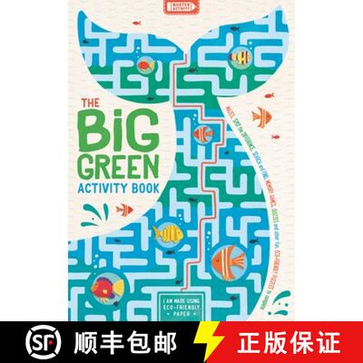 【3-4周达】Big Green Activity Book: Mazes, Spot the Difference, Search and Find, Memory Games, Quizze... [9781780556093]