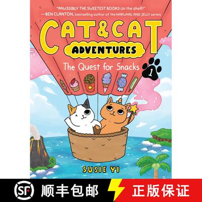 【3-4周达】Cat & Cat Adventures: The Quest for Snacks: A Graphic Novel [9780063083806]