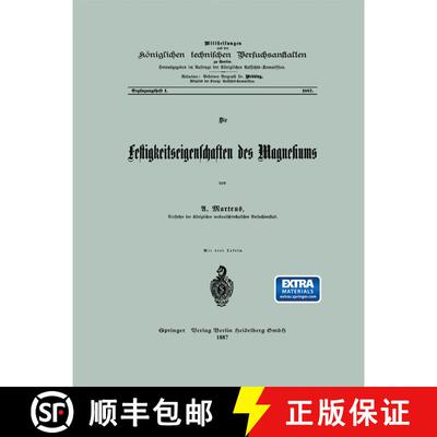 【3-4周达】Die Festigkeitseigenschaften des Magnesiums [9783662408070]