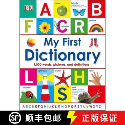 【3-4周达】My First Dictionary : 1,000 Words, Pictures and Definitions [9781409386117]