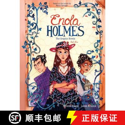 【3-4周达】Enola Holmes: The Graphic Novels: The Case of the Black Barouche, the Case of the Elegant ... [9798881608521]
