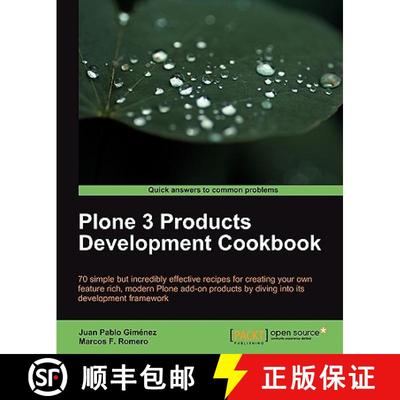预订 Plone 3 Products Development Cookbook: 70 Simple but Incredibly Effective Recipes for Creating Y... [9781847196729]