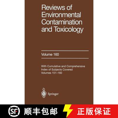 【3-4周达】精装 Reviews of Environmental Contamination and Toxicology : Continuation of Residue Reviews [9780387986272]