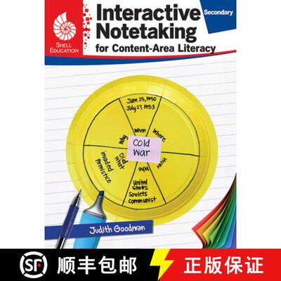 【3-4周达】TCM Interactive Notetaking for Content-Area Literacy, Secondary [9781425817343]
